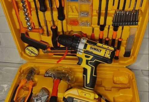 Шуруповерт Dewalt 26 вольт с инструментами