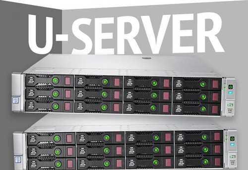 Сервер HP DL380 Gen9 12LFF 2S 2*2650v4 64G P840 2x