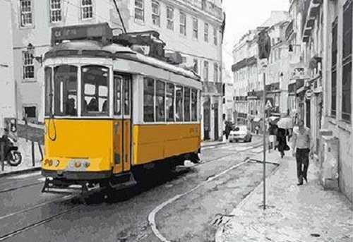 Картина по номерам лиссабонский трамвай