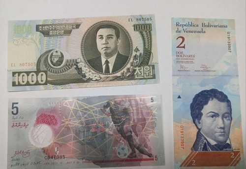 Банкноты разных стран