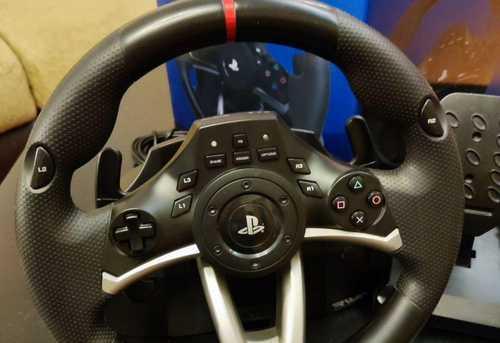 Игровой руль hori Racing Wheel apex PC/PS3/PS4