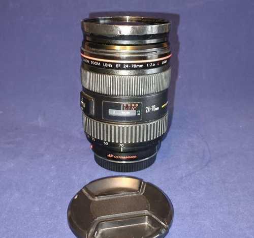 Объектив canon ef 24 70mm f 2 8l usm (как донор)