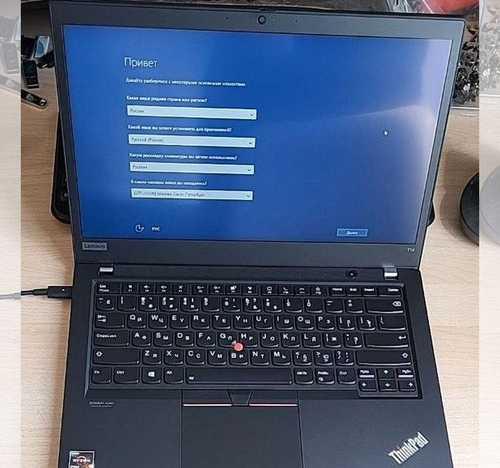 Новый ноутбук Lenovo thinkpad T14 gen 1