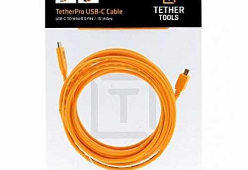 Кабель Tether Tools TetherPro USB-C to 2.0 Mini-B