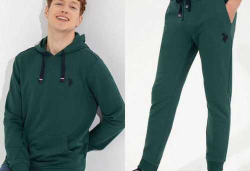 Худи, Спортивные брюки US Polo Assn. M 48 Зелёный
