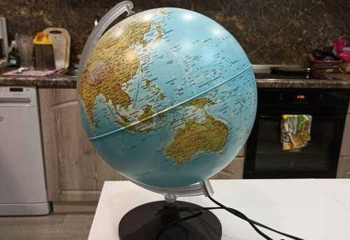 Интерактивный глобус с подсветкой