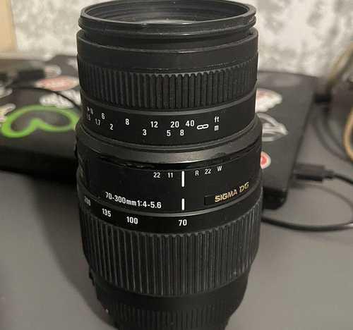 Объектив sigma 70 300