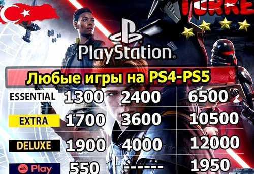 Подписка PS Plus /Турция/Украина/ dead OR alive 72