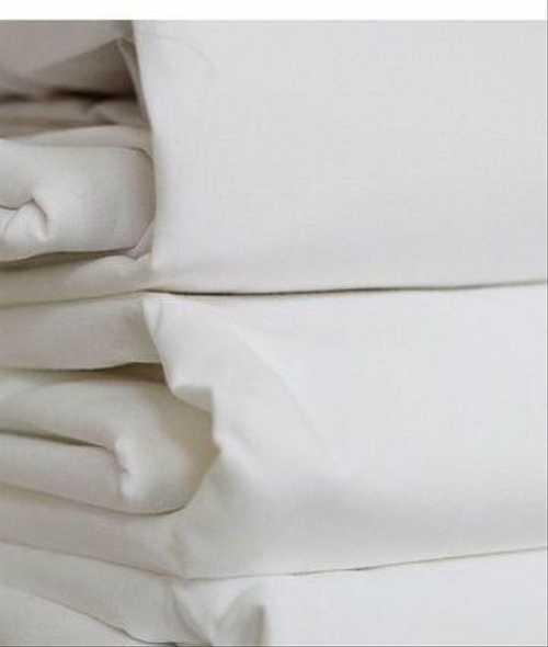 Белое постельное белье: простыни пододеяльники