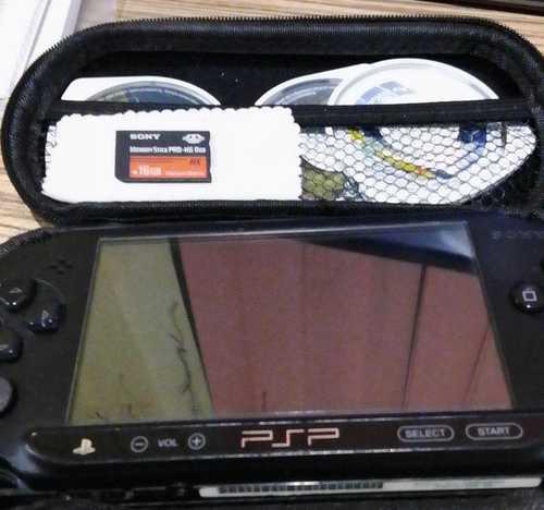 Sony psp E 1008. Прошитая