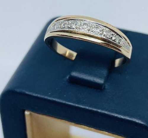 Золотое кольцо Бриллианты 585