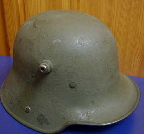 Стальной шлем "Stahlhelm 1916" (Германия), "рогач"