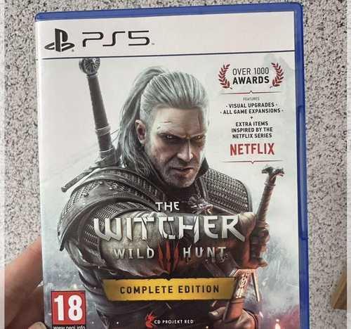 The witcher 3 complete edition ps5 диск