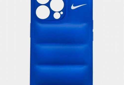 Чехол на iPhone Nike синий (все модели)