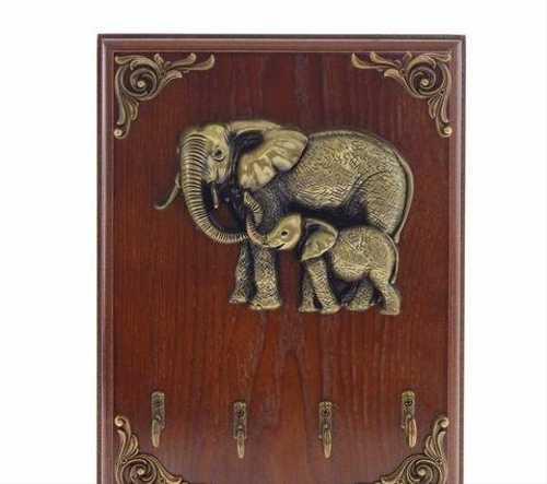 Ключница для дома Слон 18,5*24,5 см