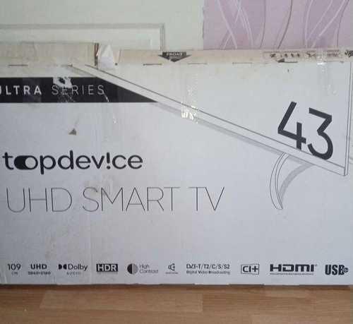 Продам на запчасти телевизор Topdevice UHD smarttv