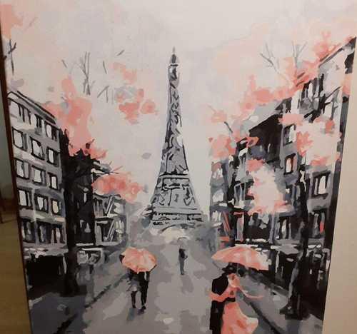 Картина Париж.Эйфелева башня