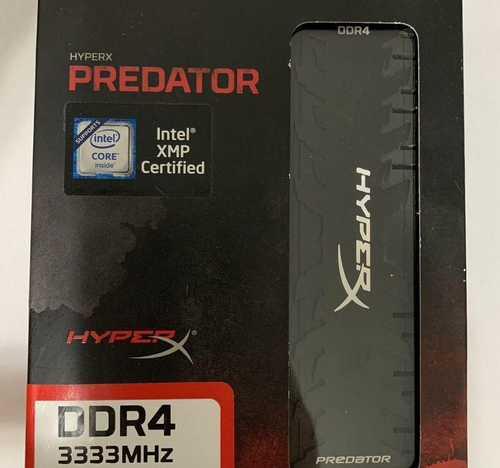 Оперативная память 16Gb DDR4 HyperX Predator 3333