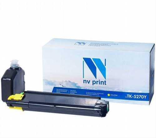 Картридж NV Print TK-5270 Yellow для Kyocera, сов