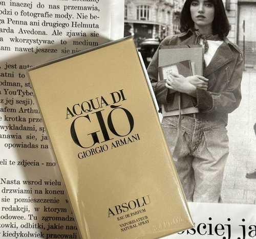 Giorgio Armani Acqua Di Dio Absolu 100 ml