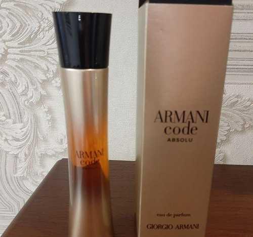 Парфюмерная вода женская armani code absolu