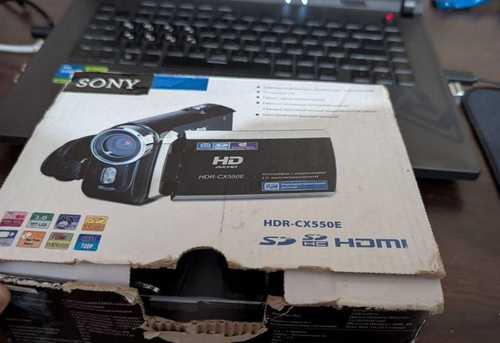 Видеокамера sony hdr cx-550e