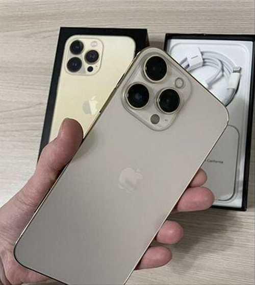 Новый iPhone xr в корпусе 13 pro 128gb цвет золото