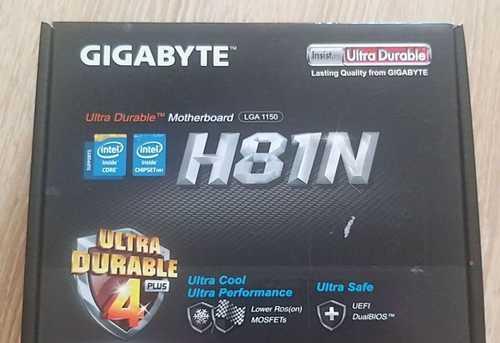 Материнская плата gigabyte GA-H81N, LGA1150