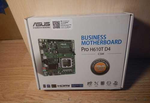 Asus PRO H610T D4-CSM, LGA 1700, Intel, mini-ITX