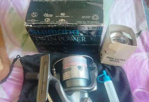 Катушка shimano twin power 2500FA