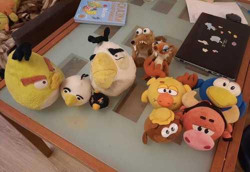 Angry Birds, смешарики игрушки мягкие
