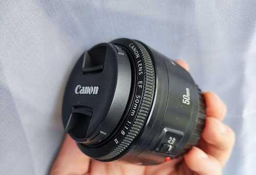 Объектив Canon 50mm 1.8