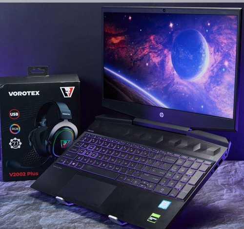 RGB Ноутбук Hp Pavilion Gaming - GTX 1660