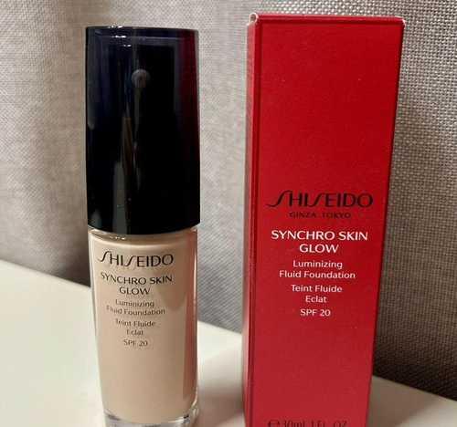 Тональный крем shiseido synchro skin glow