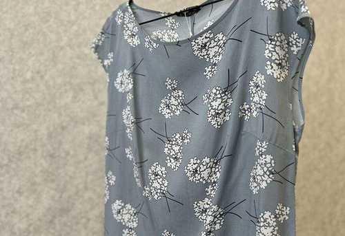 Женская блузка блуза с цветочками 50