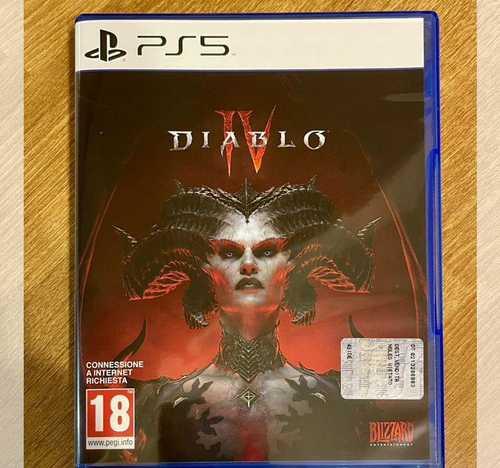 Diablo 4 ps5 диск, русская озвучка