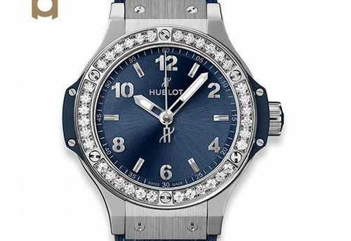 Часы Hublot Big Bang Steel Blue Diamonds 38 мм