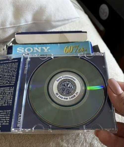 Mini disc sony DVD-RW, 2.8Gb