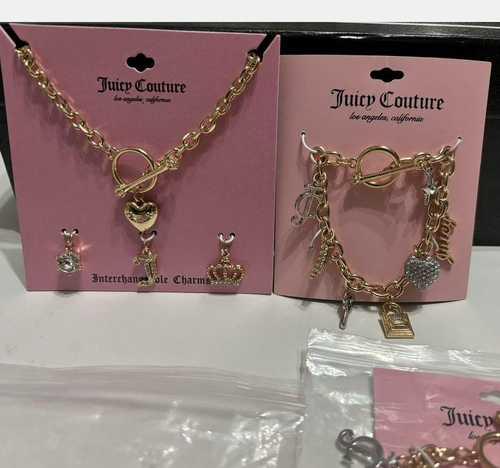 Брендовая бижутерия,чекер,браслет Juicy Couture