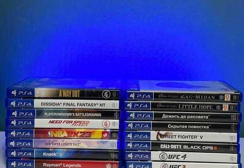 Игры PS4 (диски) цены в описании
