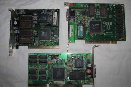 Видеокарты старые PCI ISA