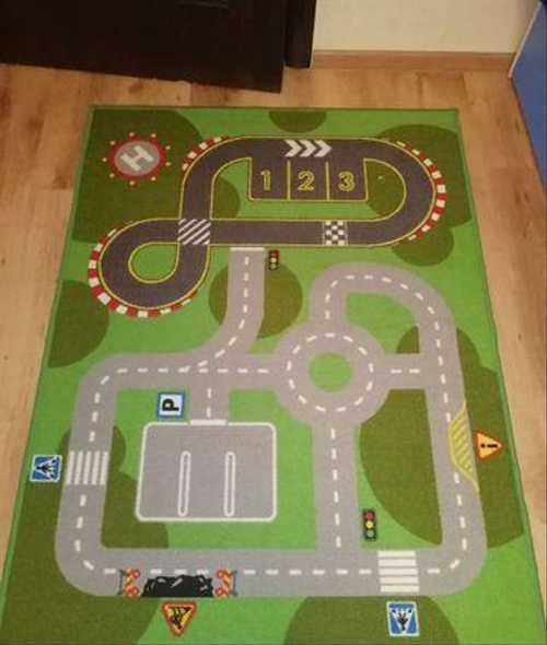 Игровой ковёр детский дорога
