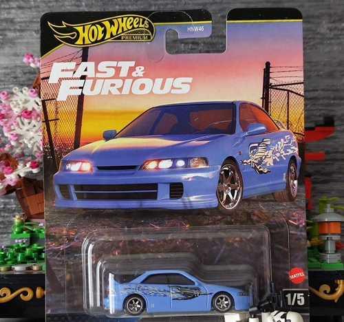 Hot Wheels premium Custom Acura lntegra Sedan Fast