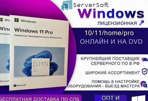 Windows 10 11 pro home box dvd