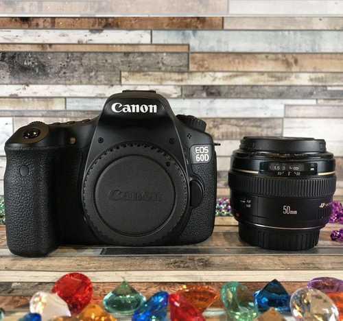 Canon EOS 60D kit EF 50mm f/1.4 USM (A268)