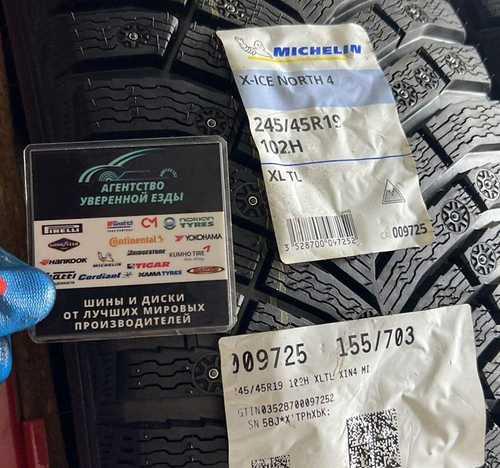 Michelin X-Ice North 4 SUV 245/45 R19 102H