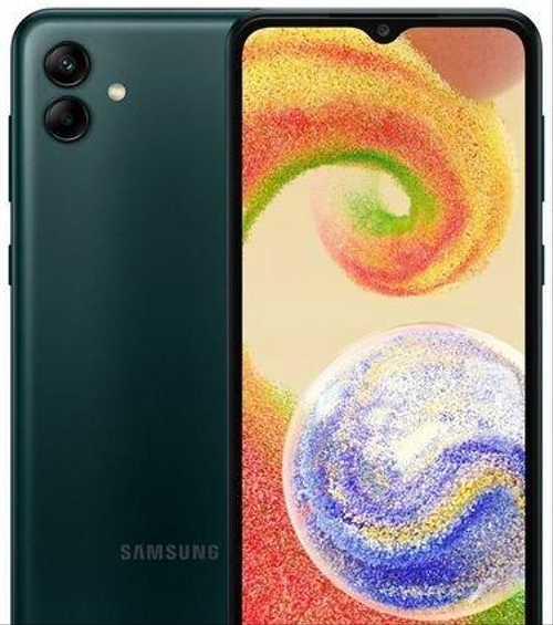 Смартфон Samsung Galaxy A04 4/64 гб, зеленый