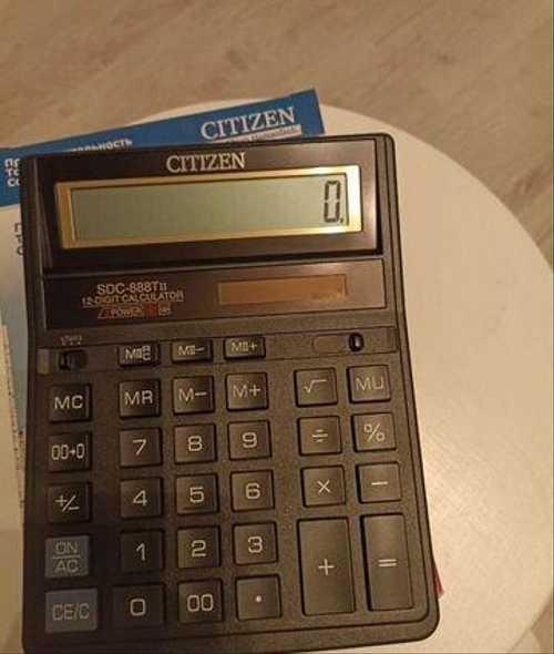 Калькулятор citizen SDC - 888T II