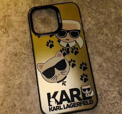 Чехол на iPhone 14 pro max «Karl Lagerfeld»