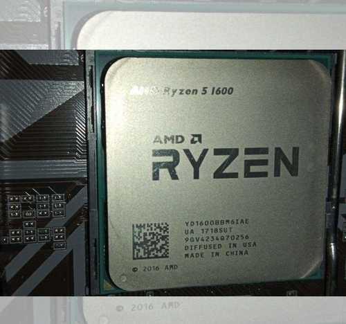 Cpu amd ryzen 5 1600